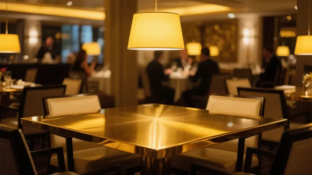 Why PVD Dining Tables Elevate Modern Spaces - foxin